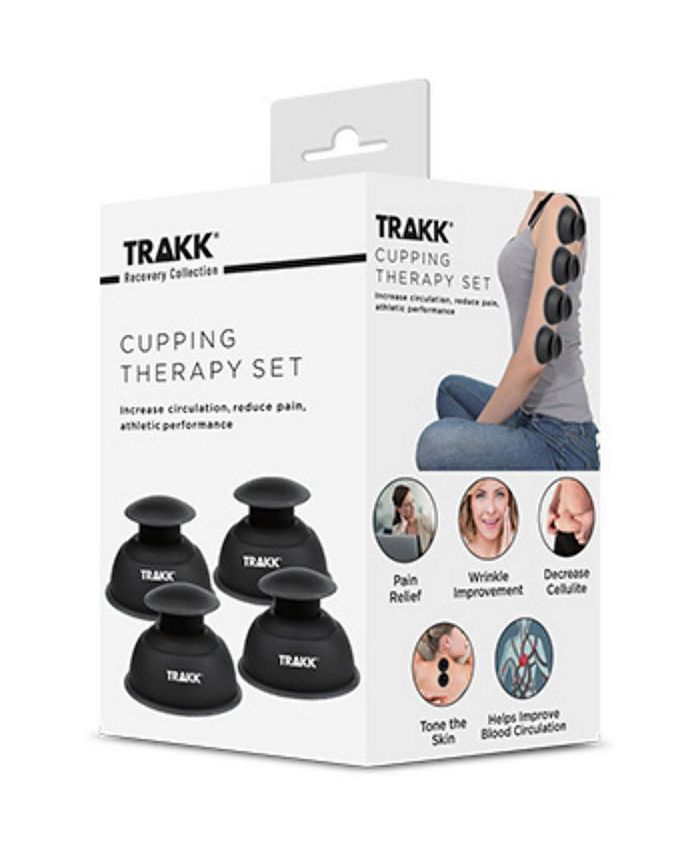TRAKK Cupping Therapy Set- Silicone- Deep Tissue Therapy- 4 Pack - Macy's