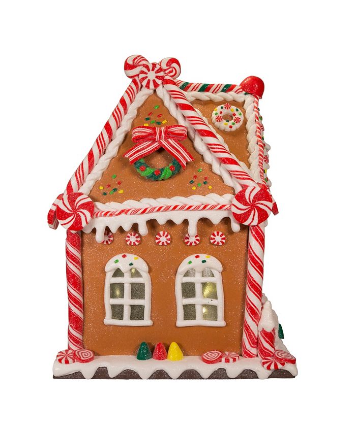 Kurt Adler 13" Battery-Operated Gingerbread House with LED Light and ...
