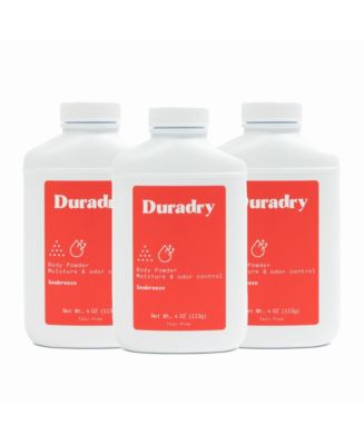 Duradry Body Powder - Sweat Defense & Odor Control, Sweat Absorbing ...