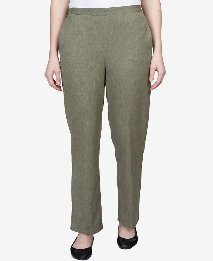 Alfred Dunner Women's Chelsea Market Classic Fit Pull On Short Length ...