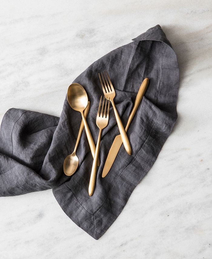 Fortessa Velo Brushed 20-Piece Place Setting - Macy's