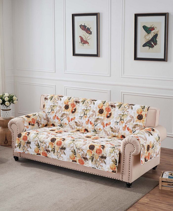 Greenland Home Fashions Somerset Sofa Protector, 127" x 77" - Macy's