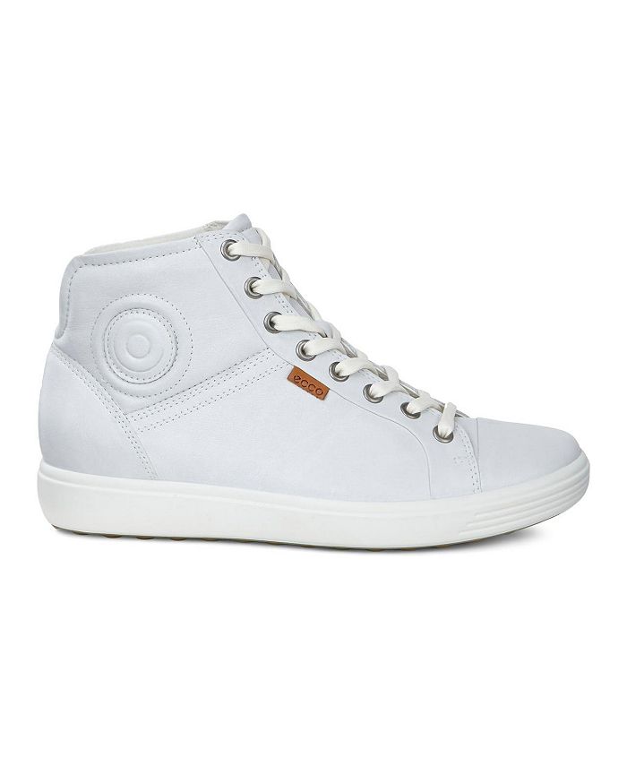 Ecco Women's Soft 7 High Top Leather Sneaker - Macy's