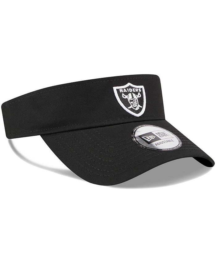New Era Men's Black Las Vegas Raiders Main Adjustable Visor - Macy's