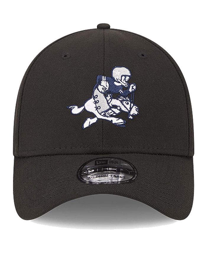 New Era Men's Black Dallas Cowboys Retro Joe Main 39THIRTY Flex Hat ...