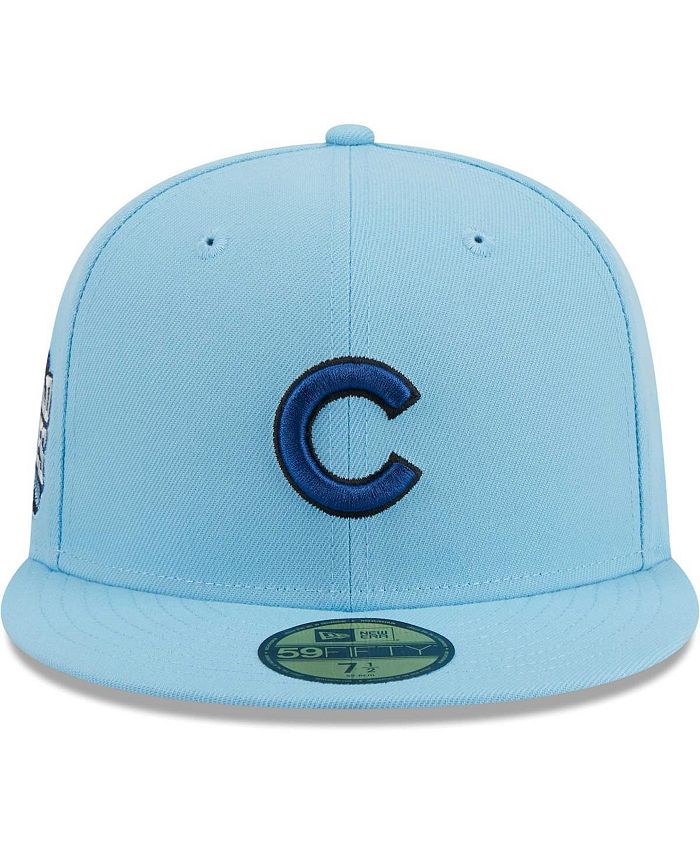 New Era Men's Light Blue Chicago Cubs 59FIFTY Fitted Hat - Macy's