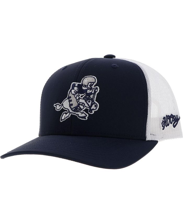 Hooey Men's Navy, White Dallas Cowboys Retro Joe Logo Trucker ...