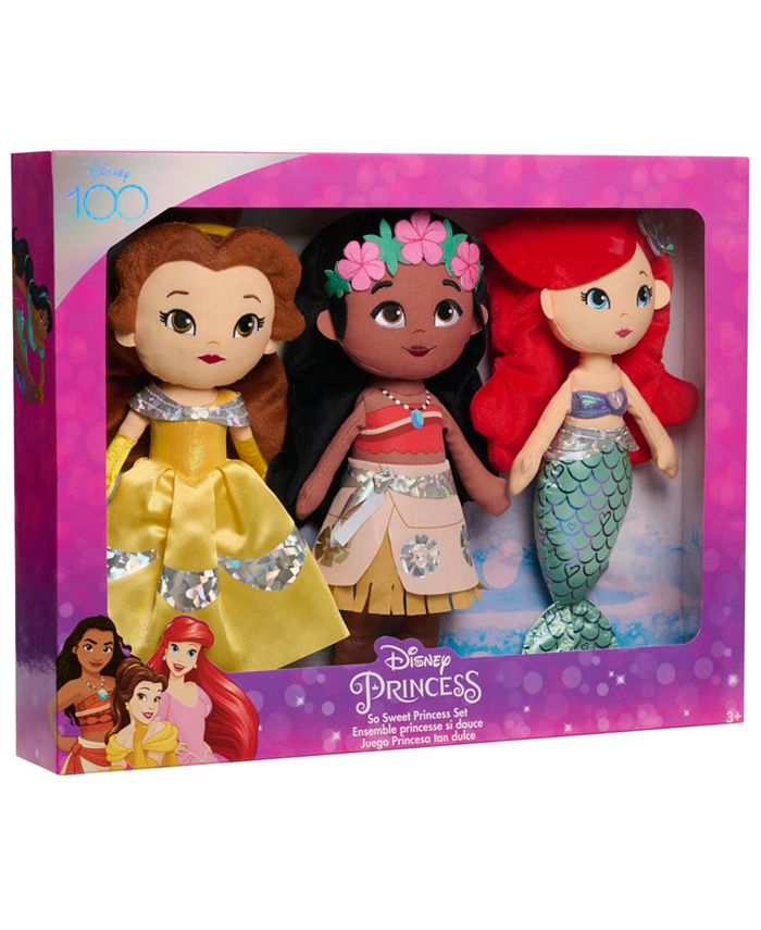 Disney Princess Disney100 So Sweet Plush Box Set, Created for Macy's ...