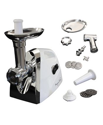 MegaChef 1200 Watt Powerful Automatic Meat Grinder for Household Use ...