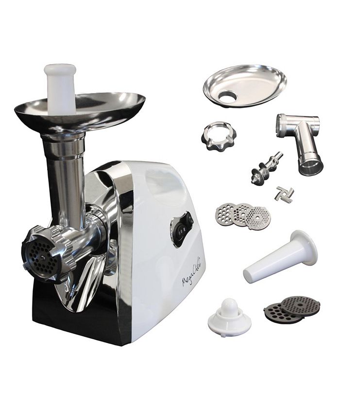 MegaChef 1200 Watt Powerful Automatic Meat Grinder for Household Use ...