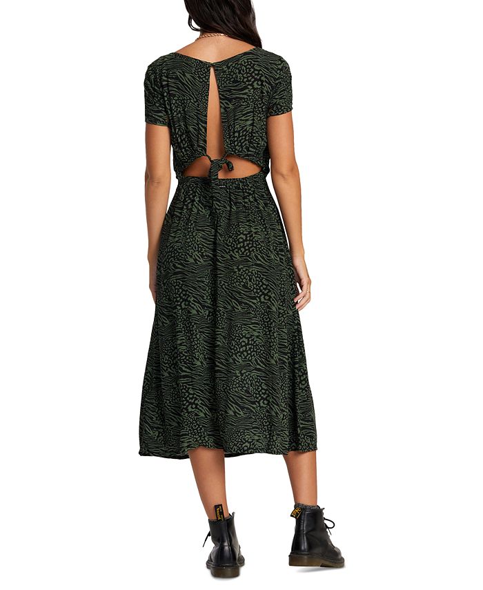 RVCA Secrets Midi Dress - Macy's
