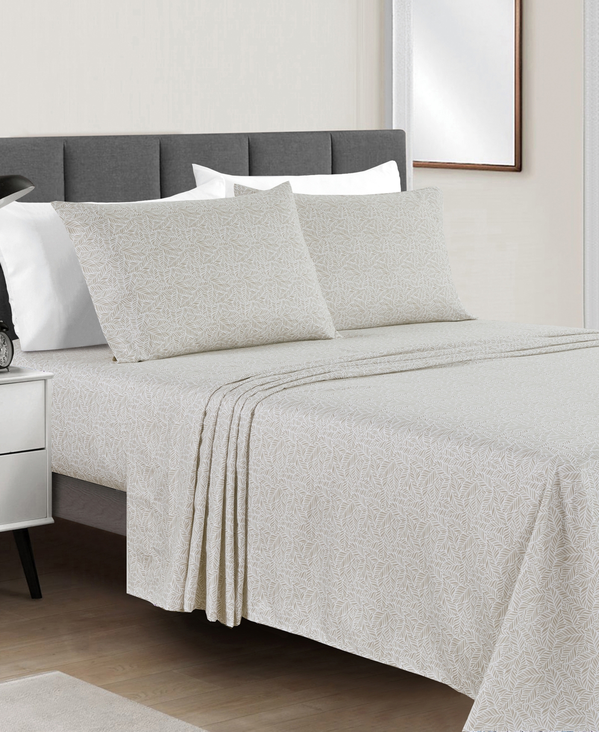 Click here for Sunham Microfiber Easy Care Printed 4-Pc. Sheet Se... prices