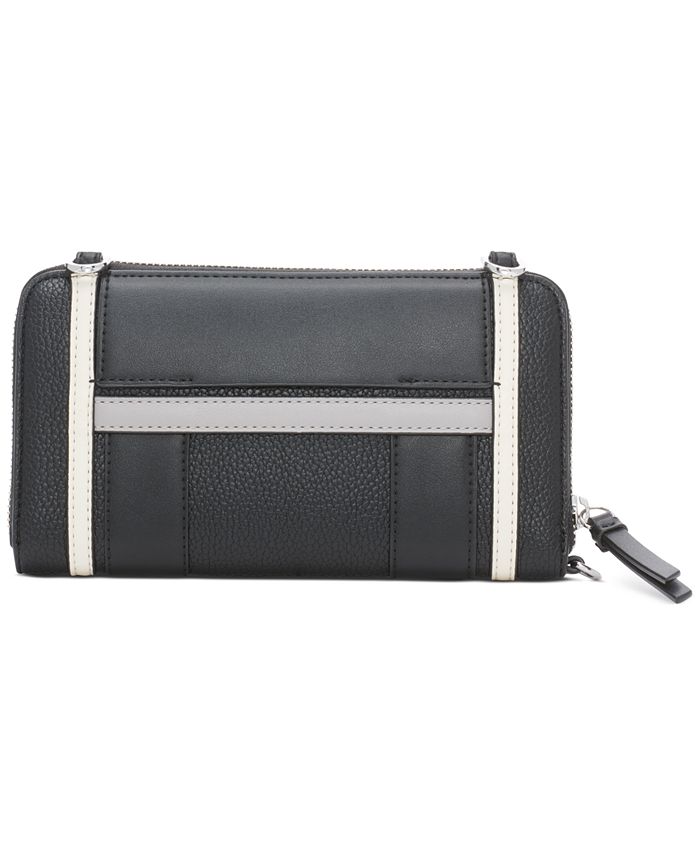 Calvin Klein Sol Colorblocked Convertible Wallet on a Chain - Macy's