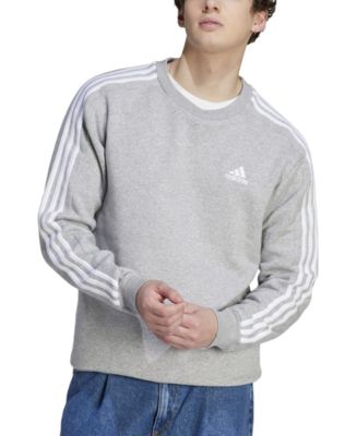 adidas Men's Essentials Fleece 3-Stripes Sweatshirt - Macy's