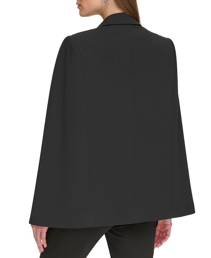 DKNY Petite Tuxedo Cape Jacket, Created for Macy's - Macy's