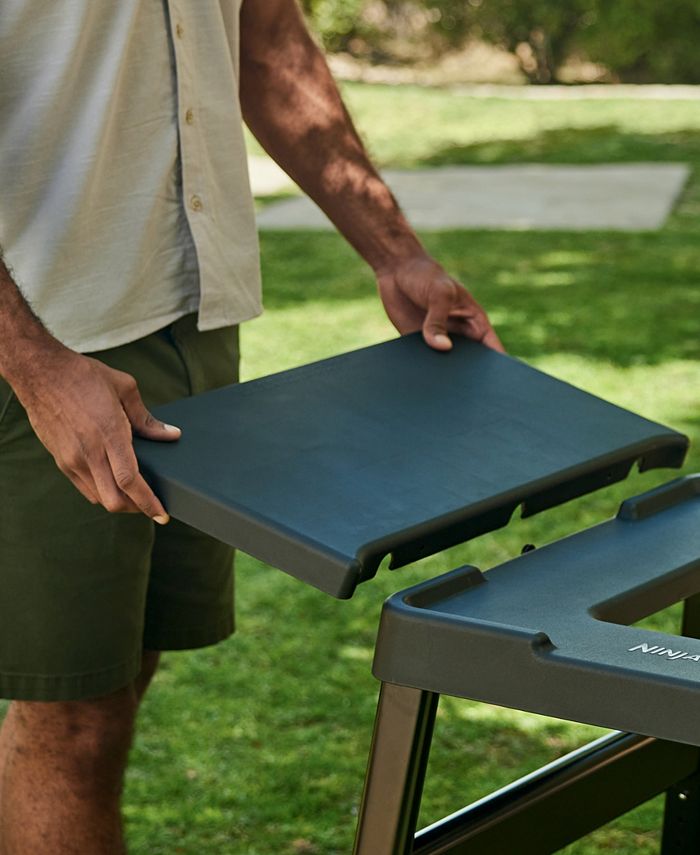 Ninja Wood fire Attachable Side Table with 3 Side Hooks, XSKUSSDTBL ...