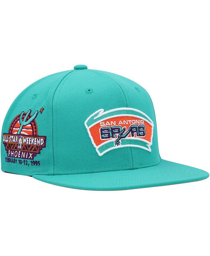Mitchell & Ness Men's Turquoise San Antonio Spurs Hardwood Classics ...