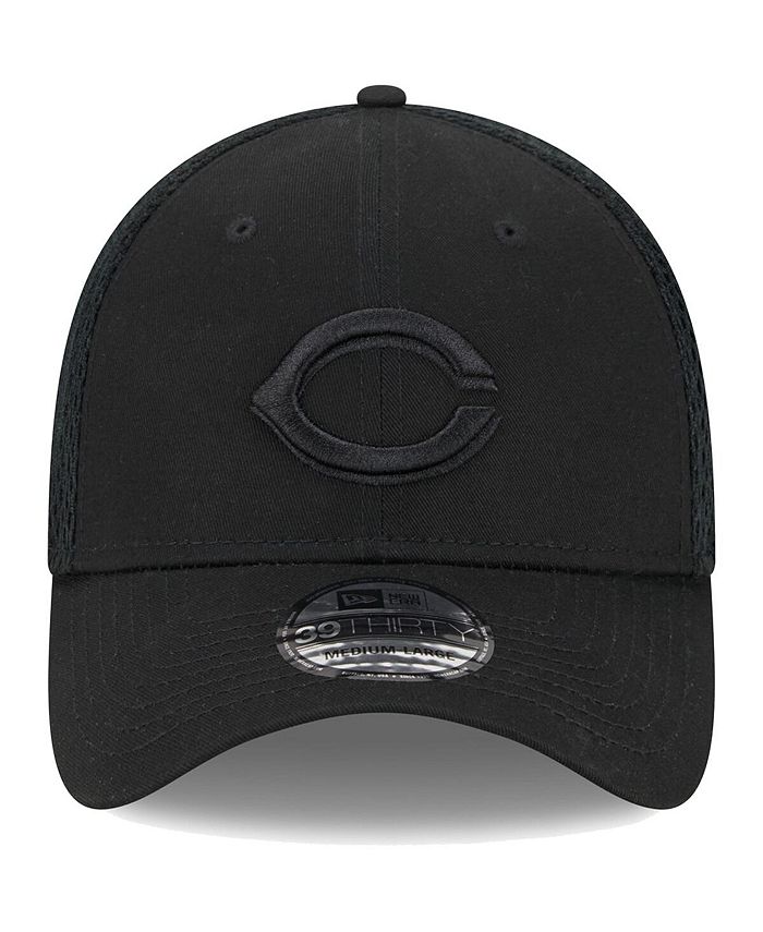 New Era Men's Cincinnati Reds Black-on-Black Neo 39THIRTY Flex Hat - Macy's