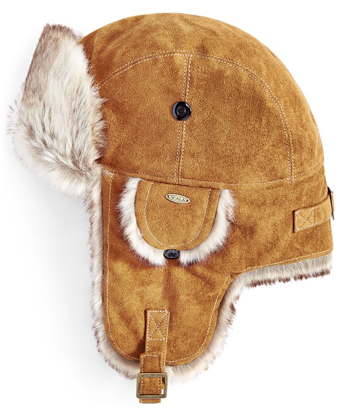 Scala Men's Faux-Fur Trapper Hat - Macy's