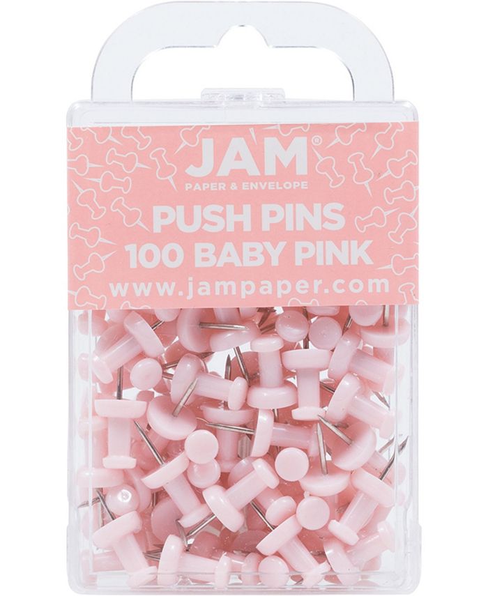 JAM Paper Colorful Push Pins - Pushpins - 100 Per Pack - Macy's