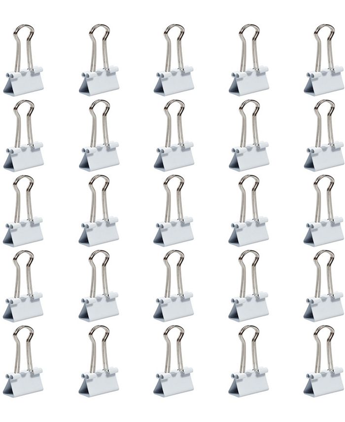 JAM Paper Colorful Binder Clips - Small - 0.75", 19 Millimeter - 25 Per ...