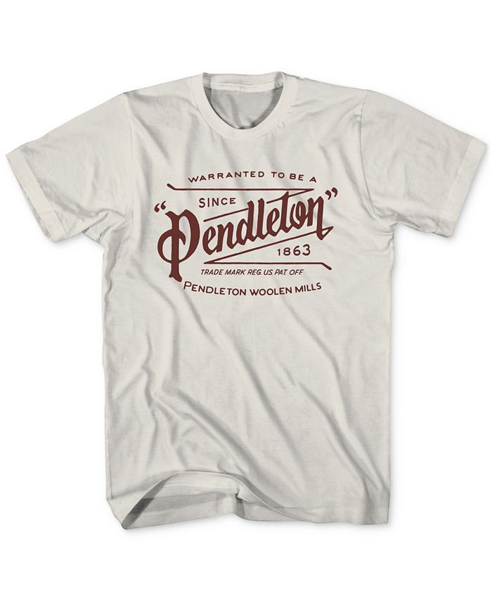 Pendleton Men's Archive Logo Crewneck Short Sleeve Graphic T-Shirt - Macy's