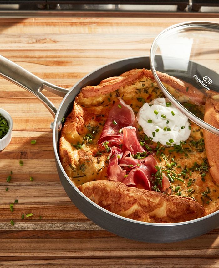 Calphalon Classic Oil Infused Ceramic 11-Piece Cookware Set - Macy's