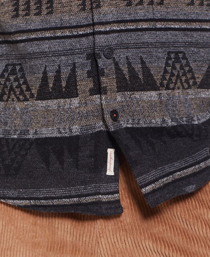 Weatherproof Vintage Men's Southwest Unlined Shirt Jacket - Macy's