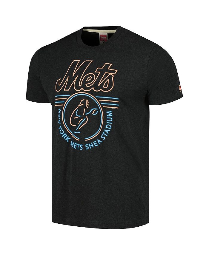 Homage Men's Charcoal New York Mets Shea Stadium Neon Hyper Local Tri ...