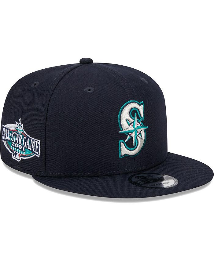 New Era Men's Navy Seattle Mariners 2001 MLB All-Star Game Side Patch ...
