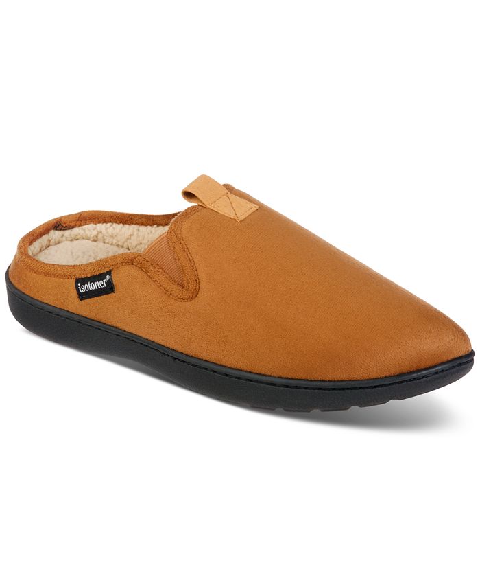 Isotoner Men's Microsuede Hoodback Slipper - Macy's