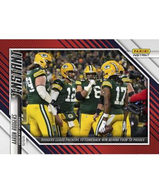 Aaron Rodgers Green Bay Packers Parallel Panini America Instant NFL ...