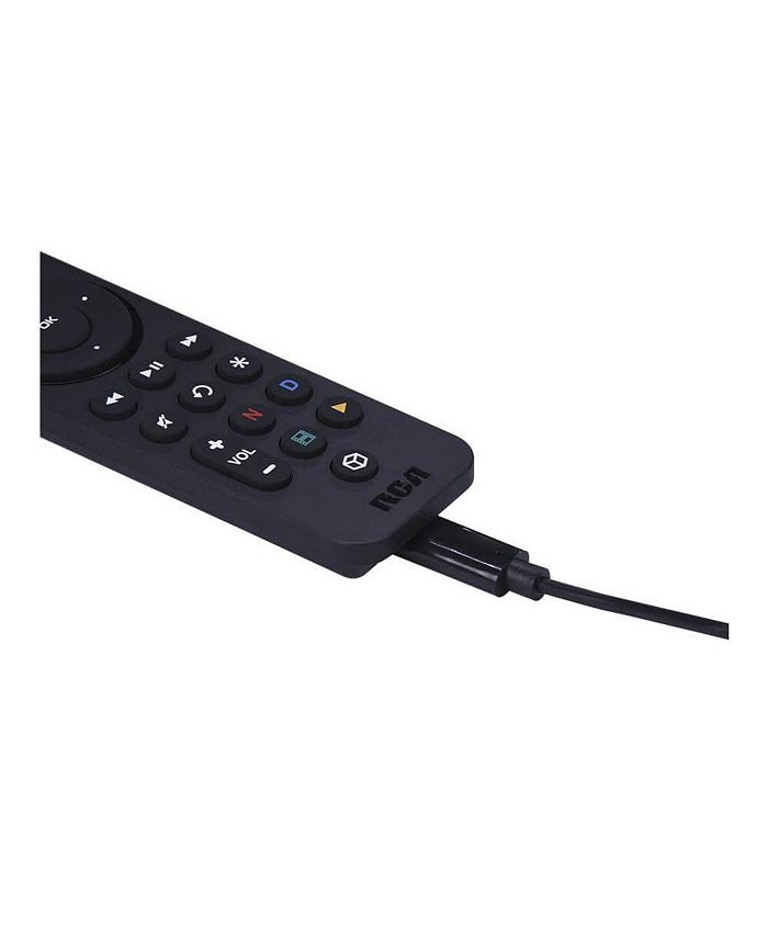 RCA Universal Remote Control Rechargeable - Black - Macy's