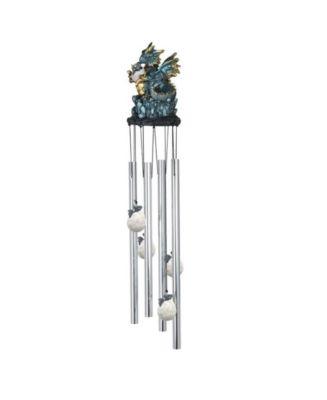23" Long Dragon Holding Egg Round Top Wind Chime - Macy's