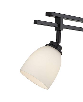 Pro Track 5-Head LED Ceiling Track Light Fixture Kit Linear Spot-Light ...