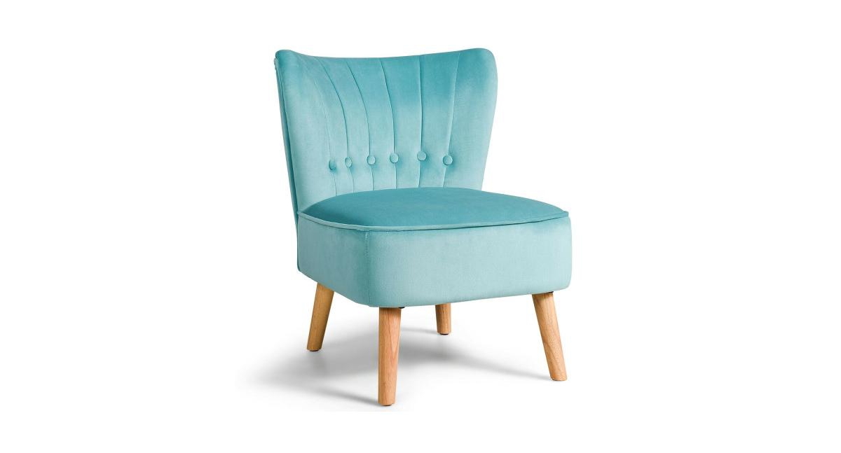 Click here for Slickblue Armless Accent Chair Tufted Velvet Leisu... prices