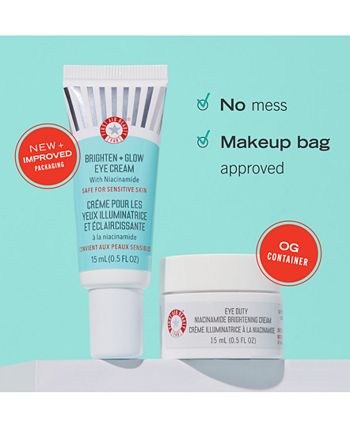 First Aid Beauty Brighten + Glow Eye Cream With Niacinamide, 0.5 oz ...