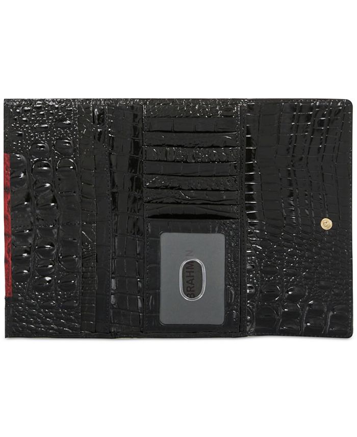 Brahmin Cordelia Vintage Red Stanza Signature Leather Wallet - Macy's