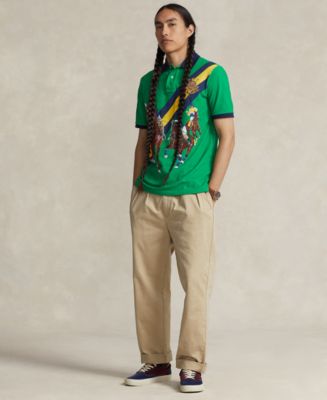 Polo Ralph Lauren Men's Classic-Fit Polo Match–Print Polo Shirt - Macy's