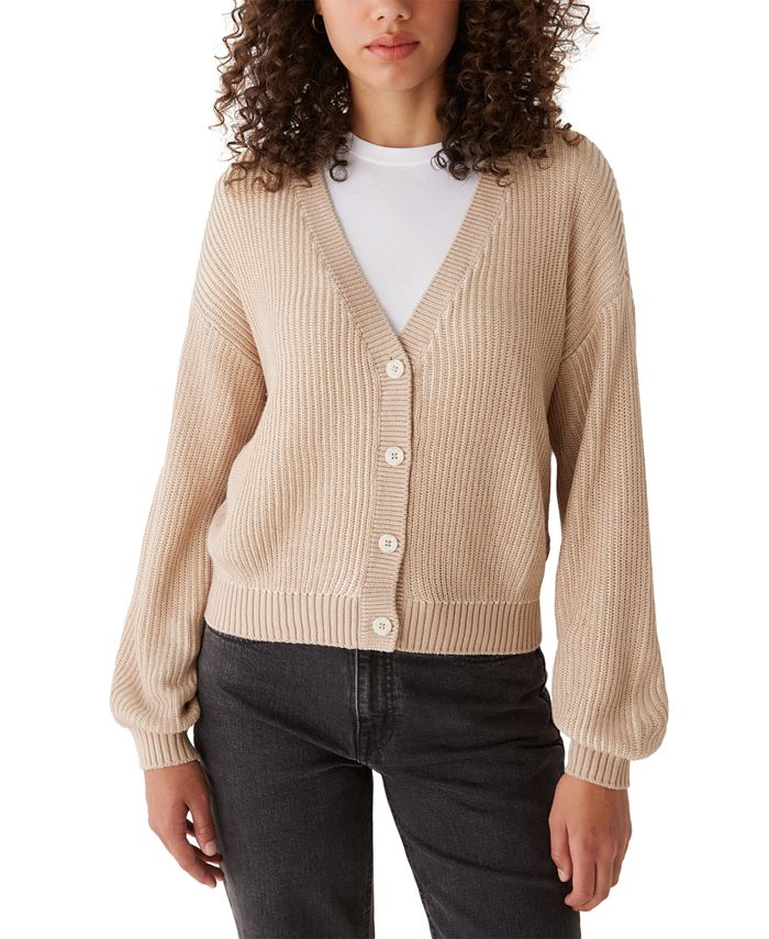 Frank And Oak Women's Drop-Shoulder Cardigan Sweater - Macy's