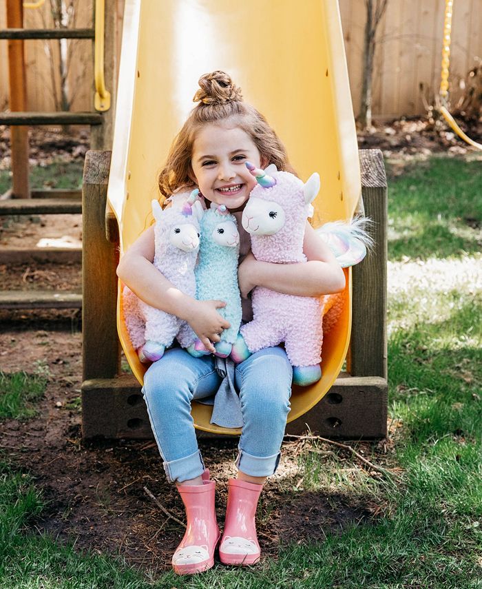Gund® Cotton Candy Llamacorn Plush Toy, Unicorn Stuffed Animal, 11 ...