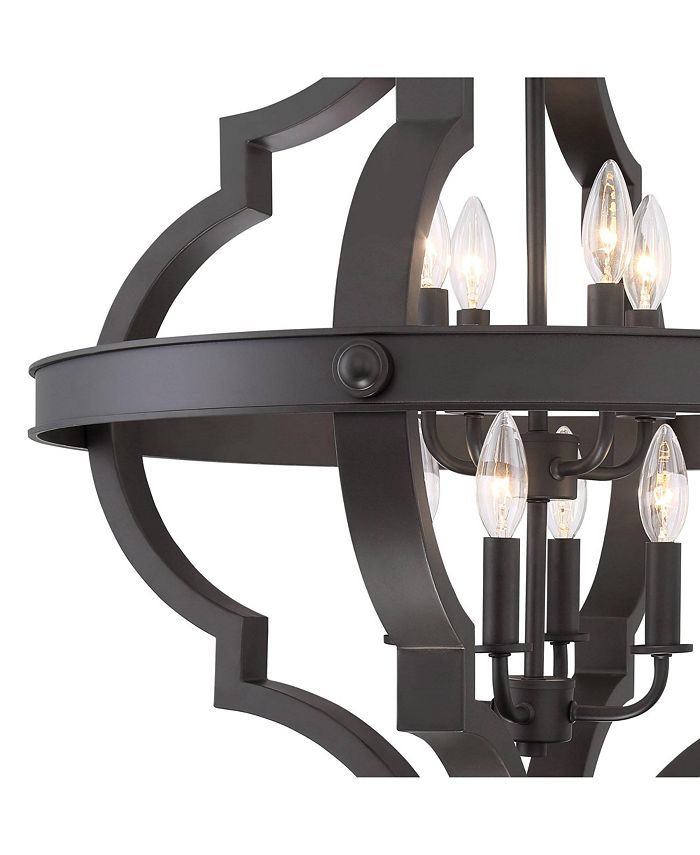 Regency Hill Sabine Bronze Pendant Chandelier Lighting 25 1/4" Wide ...