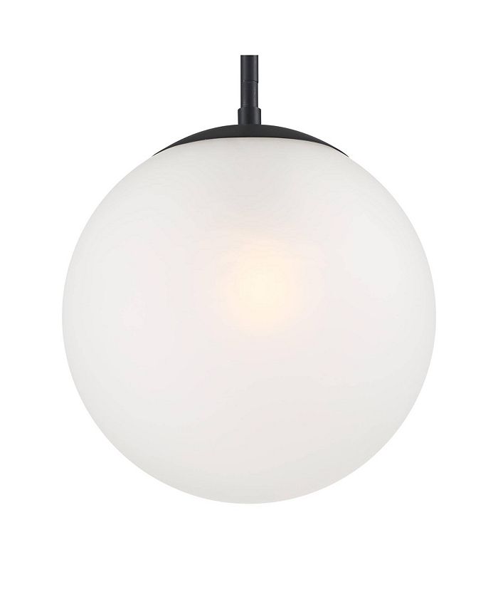 360 Lighting Ciana Black Mini Pendant Lighting Fixture 10" Wide Modern ...