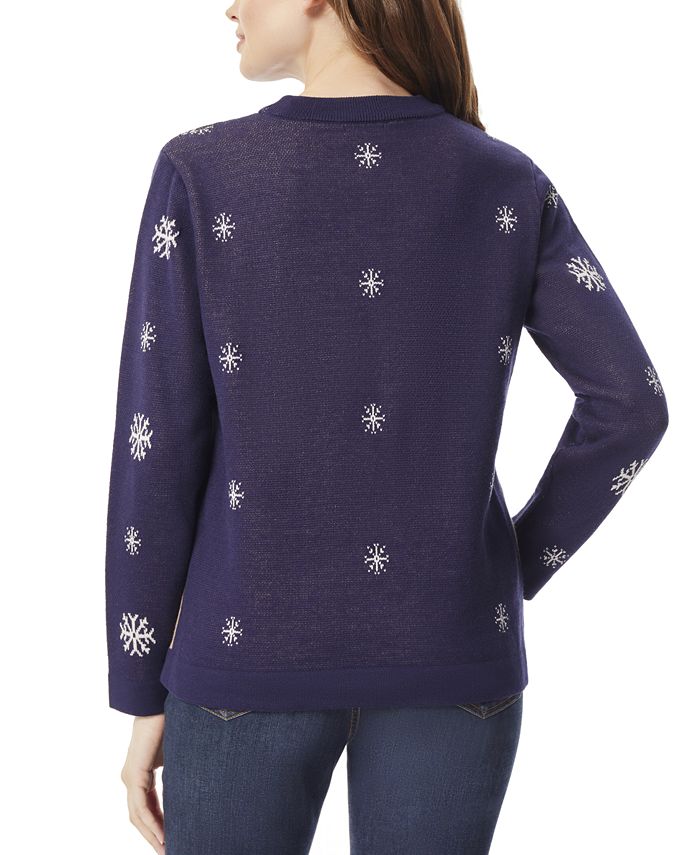 Jones New York Women's City Girl Crewneck Sweater - Macy's