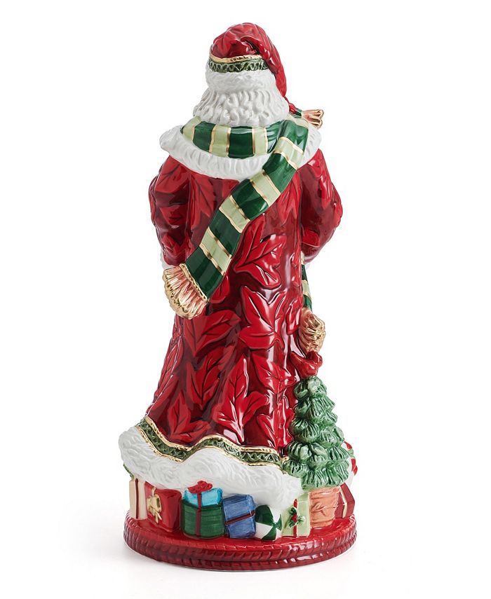 Fitz and Floyd Studio Collection 13-Inch African-American Santa Figurine - Macy's