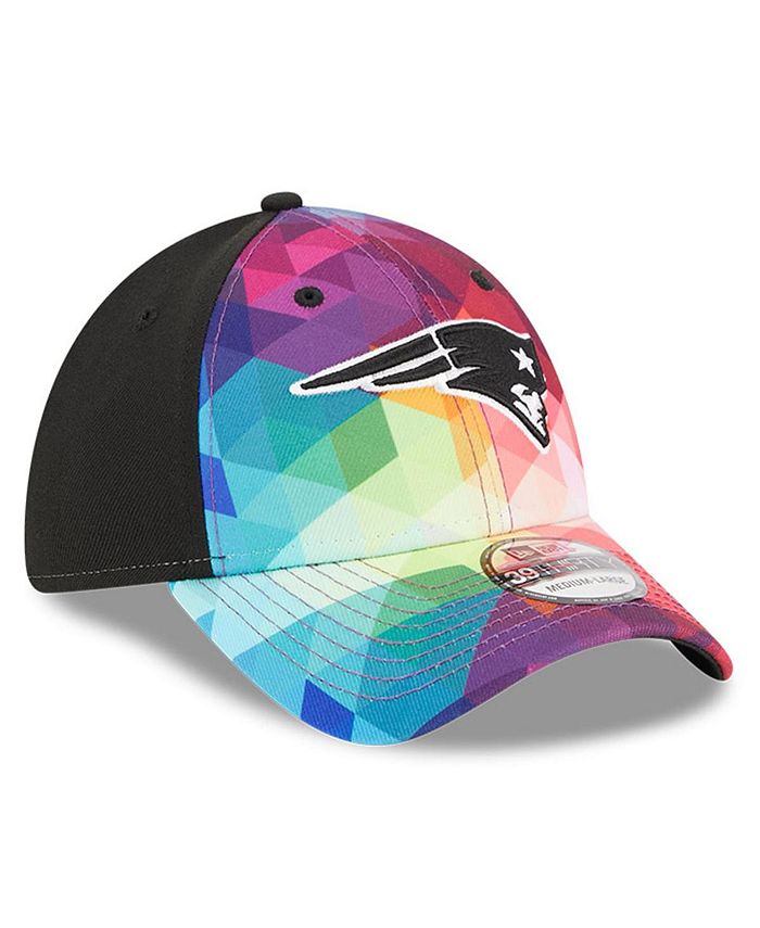 New Era Men's and Women's Multicolor, Black New England Patriots 2023 NFL Crucial Catch 39THIRTY ...