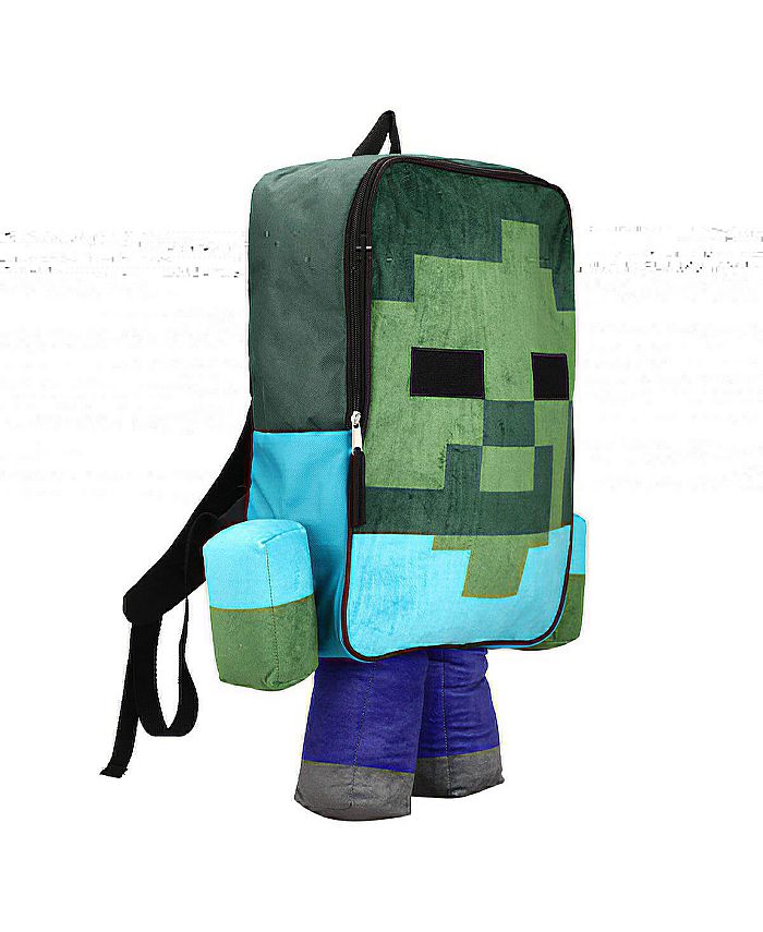 Bioworld Minecraft Zombie Plush Character Backpack - Macy's