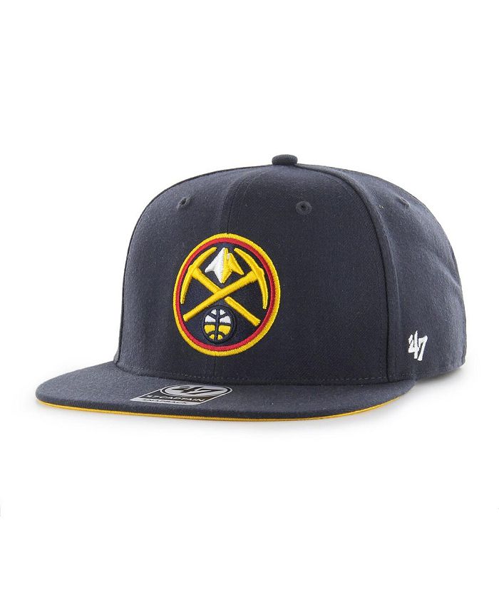 '47 Brand Men's Navy Denver Nuggets Sure Shot Captain Snapback Hat - Macy's
