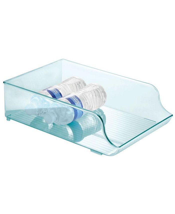 mDesign Plastic Water Bottle Tray Storage Rack and Dispenser - Macy's