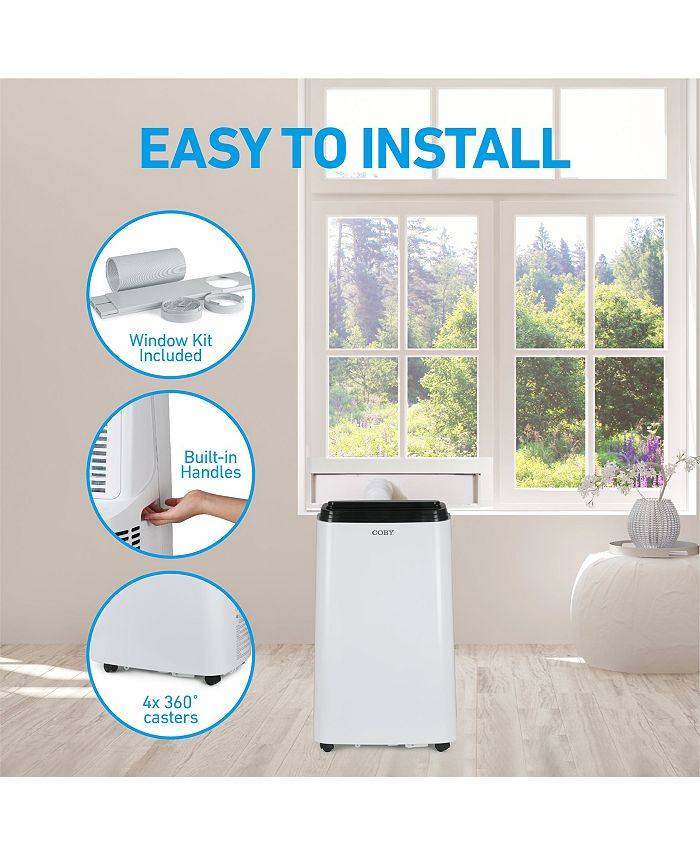 COBY Portable Air Conditioner 3-in-1 AC Unit, Dehumidifier & Fan, Air ...